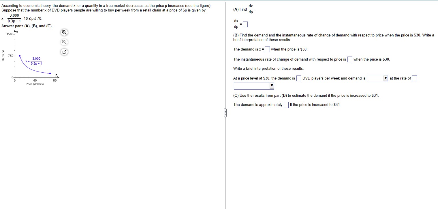Solved DROP DOWN 1increasing or decreasingDROP DOWN 2dvd per | Chegg.com
