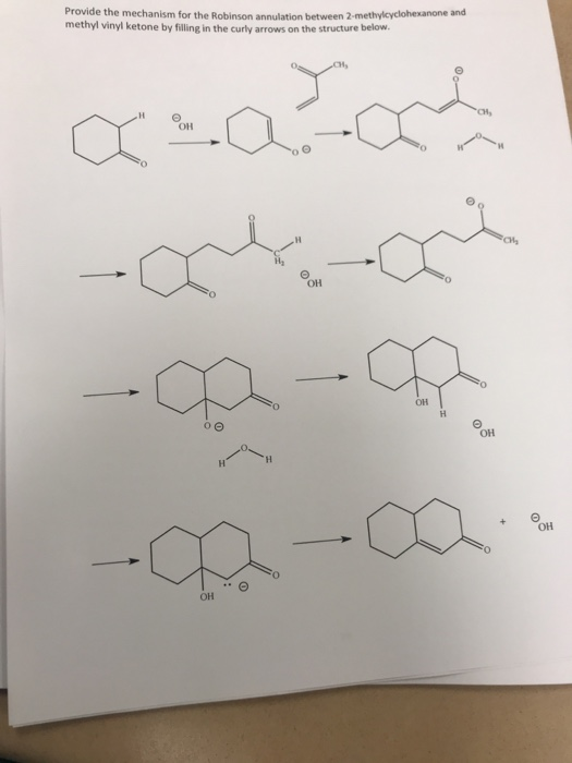 Solved provide the mechanism for the robinson annulation | Chegg.com