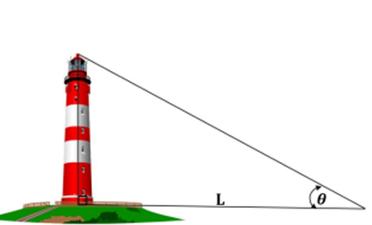 Solved The height of a lighthouse on the shore may be | Chegg.com