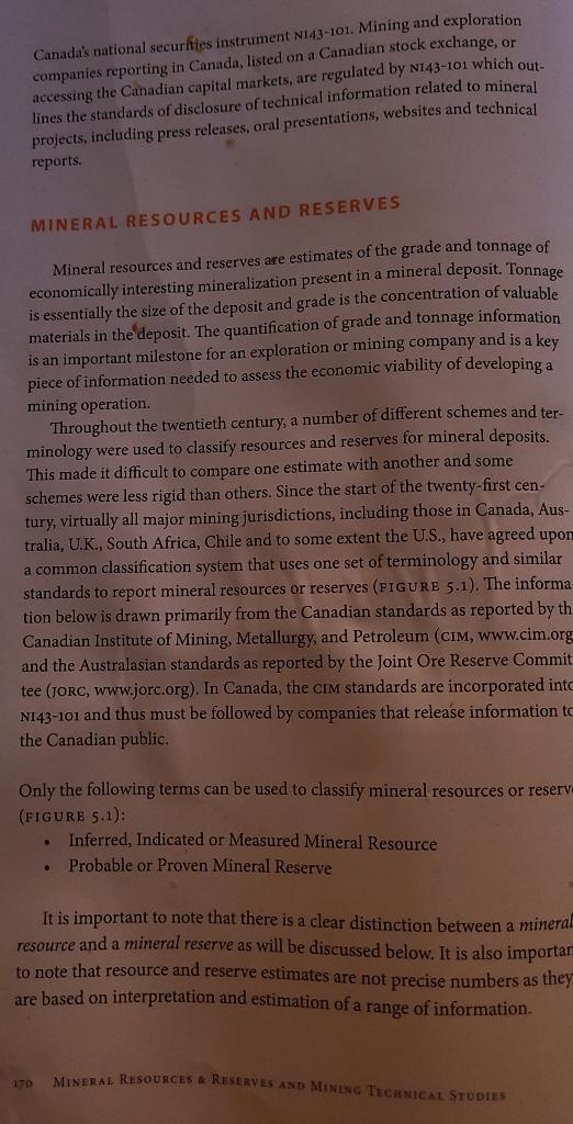 Solved Based on the assigned reading called Chapter 5 – | Chegg.com