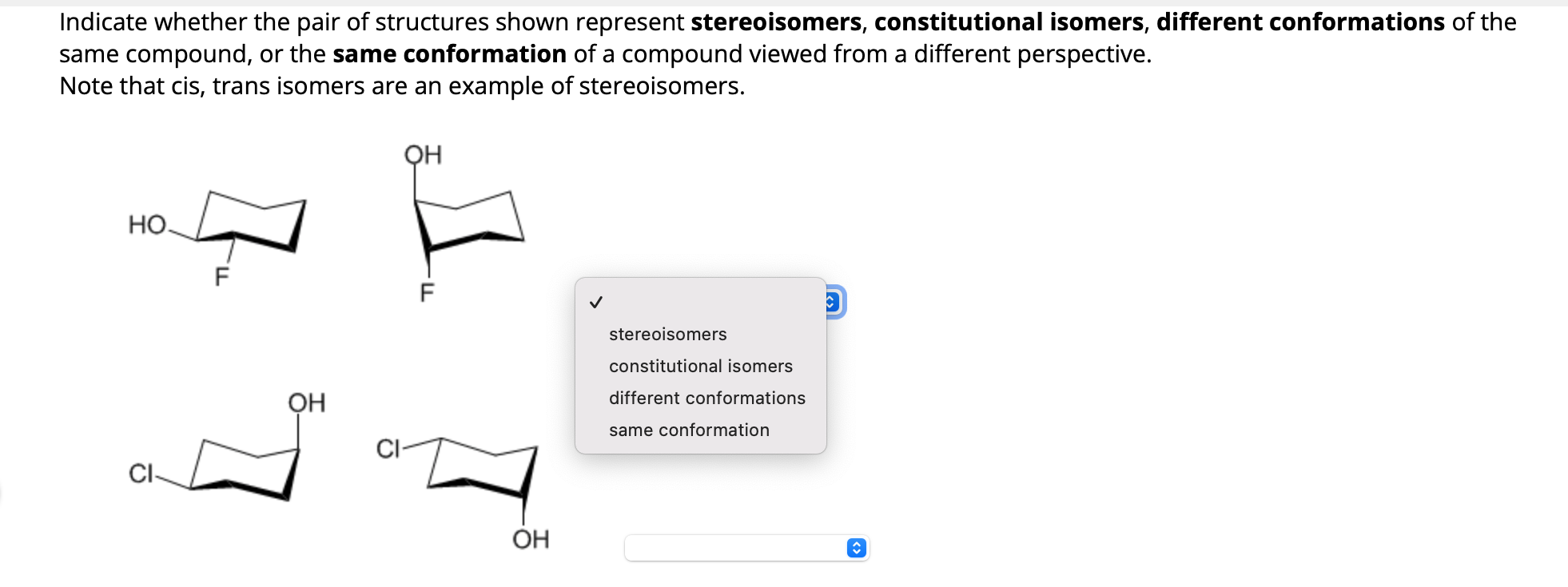 Solved Indicate whether the pair of structures shown | Chegg.com