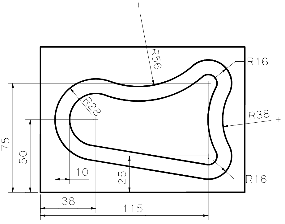 Solved Write the CNC code for the following milling | Chegg.com