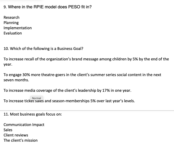 Solved 9. Where in the RPIE model does PESO fit in? Research | Chegg.com