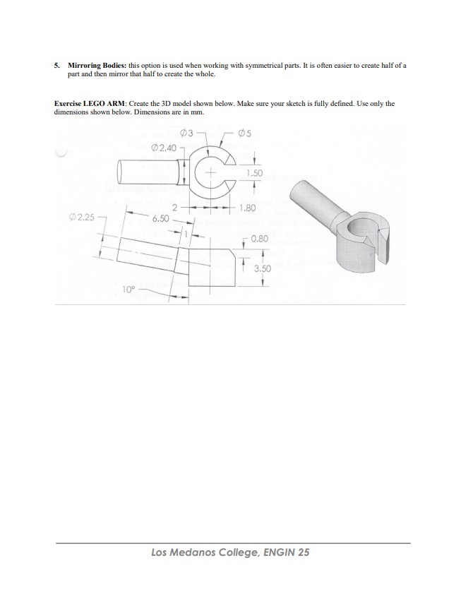 ENGIN25 LAB 6 Engineering Graphics Creating Planes | Chegg.com