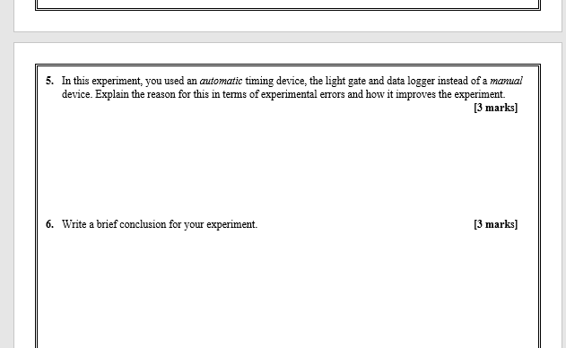Solved Observation and data: 15 marks) Force 0.7 2. Using | Chegg.com
