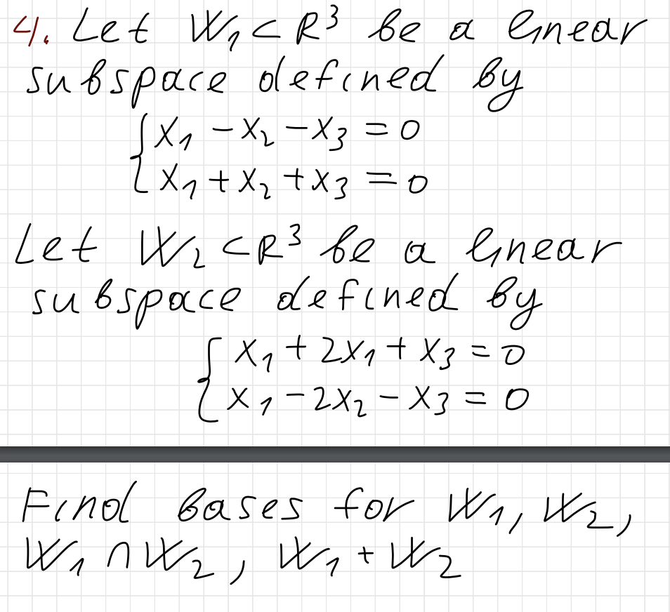 Solved 4. Let W1 | Chegg.com Solved 4. Let W1 | Chegg.com