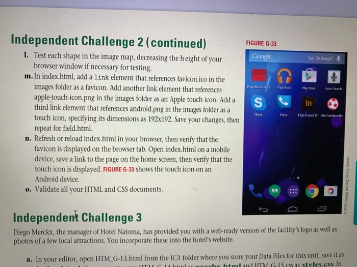 Independent challenge 2. | Chegg.com