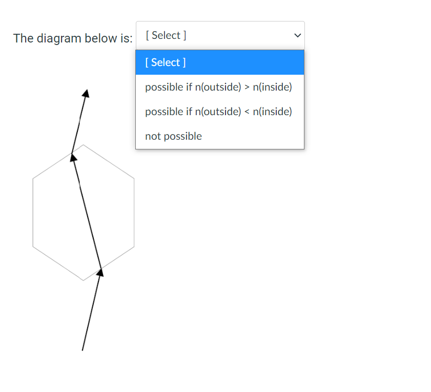 Solved A six-sided object made of "inside" material is | Chegg.com