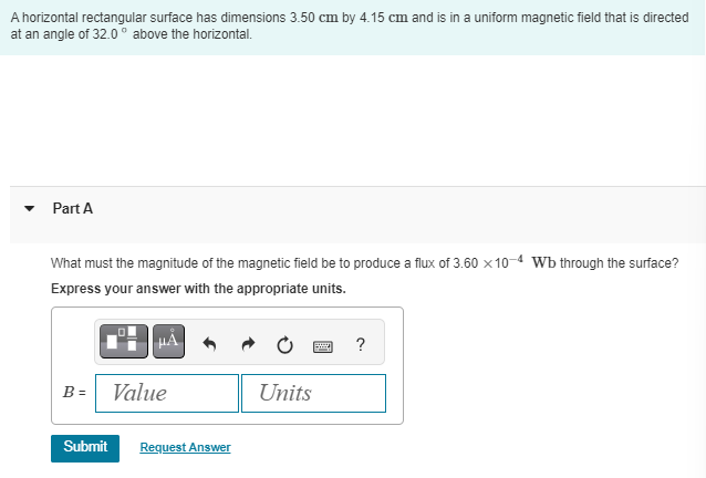 Solved A horizontal rectangular surface has dimensions 3.50 | Chegg.com