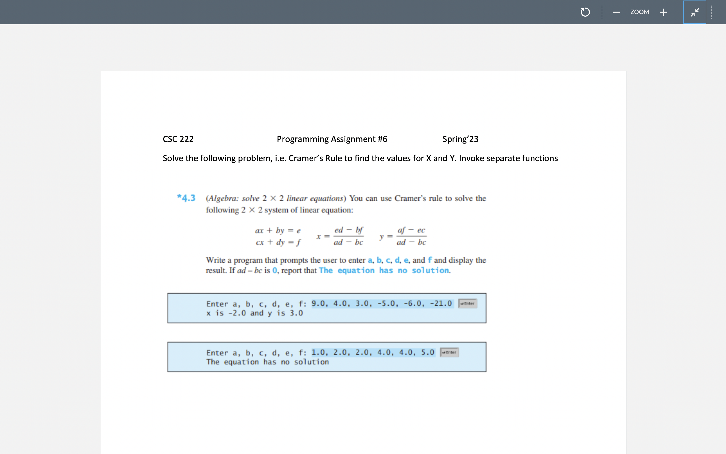 Solved Csc222 Programming Assignment 6 Spring 23 Solve The