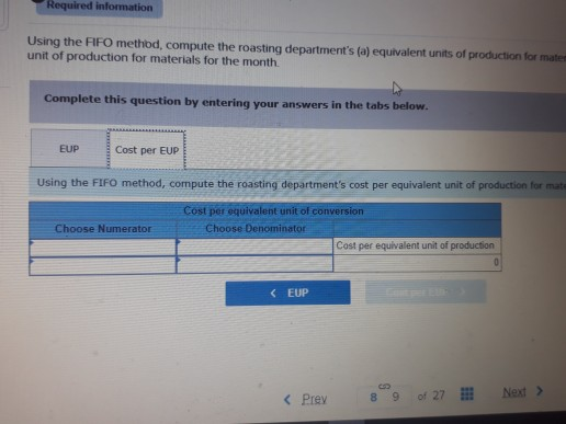 Solved BOGO Inc. has two sequential processing departments, | Chegg.com