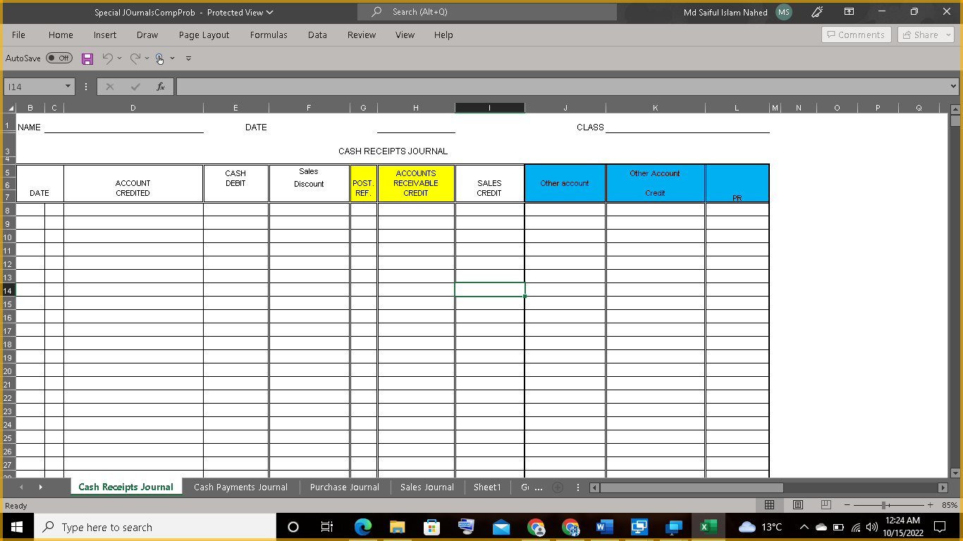 COMPREHENSIVE PROBLEM-ACC110 You will be | Chegg.com