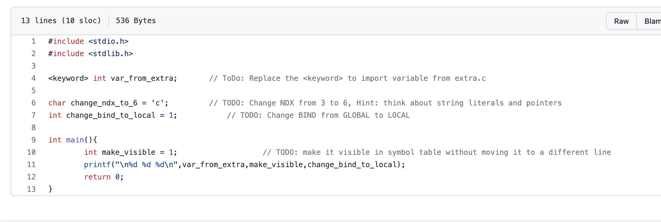 Solved Above given are two .c files. Please make the changes | Chegg.com