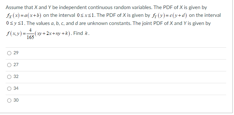 Solved Assume that \\( X \\) and \\( Y \\) be independent | Chegg.com