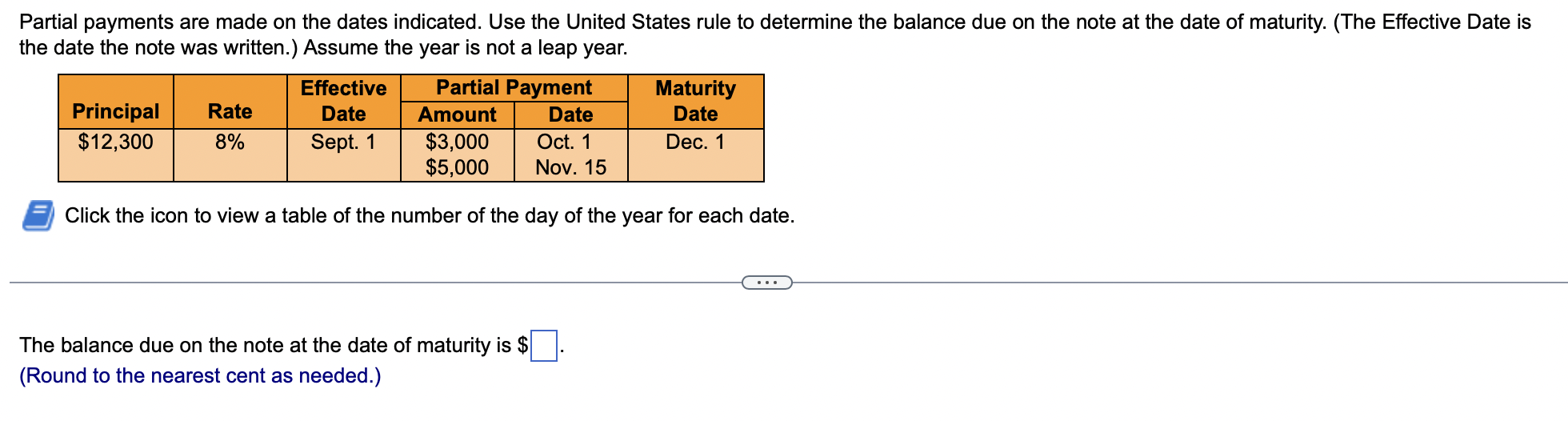 Solved Partial payments are made on the dates indicated. Use | Chegg.com