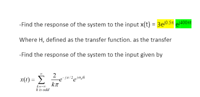 Solved Problem 4 (30 points) (a) A continuous-time linear | Chegg.com
