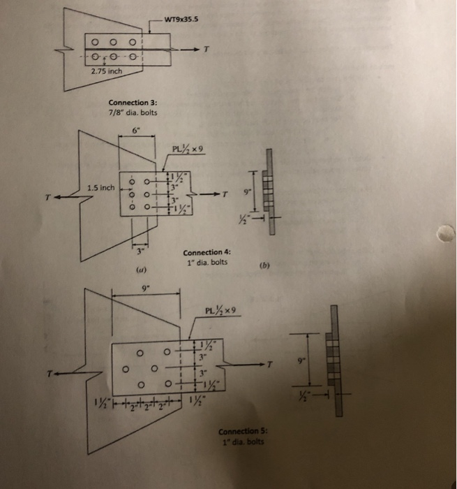 Solved Question 1: Five tension members are shown below. | Chegg.com