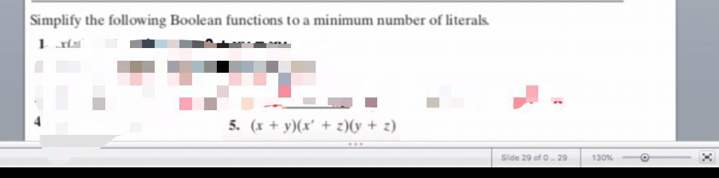 Solved Simplify the following Boolean functions to a minimum | Chegg.com