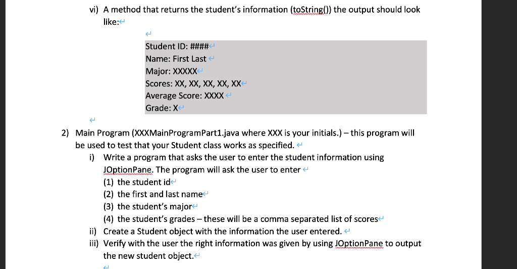 Solved You Will Create A Separate Class For Each Class Make 9789