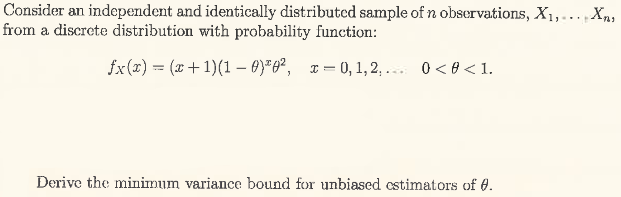 Solved Consider an independent and identically distributed | Chegg.com Solved Consider an independent and identically distributed | Chegg.com