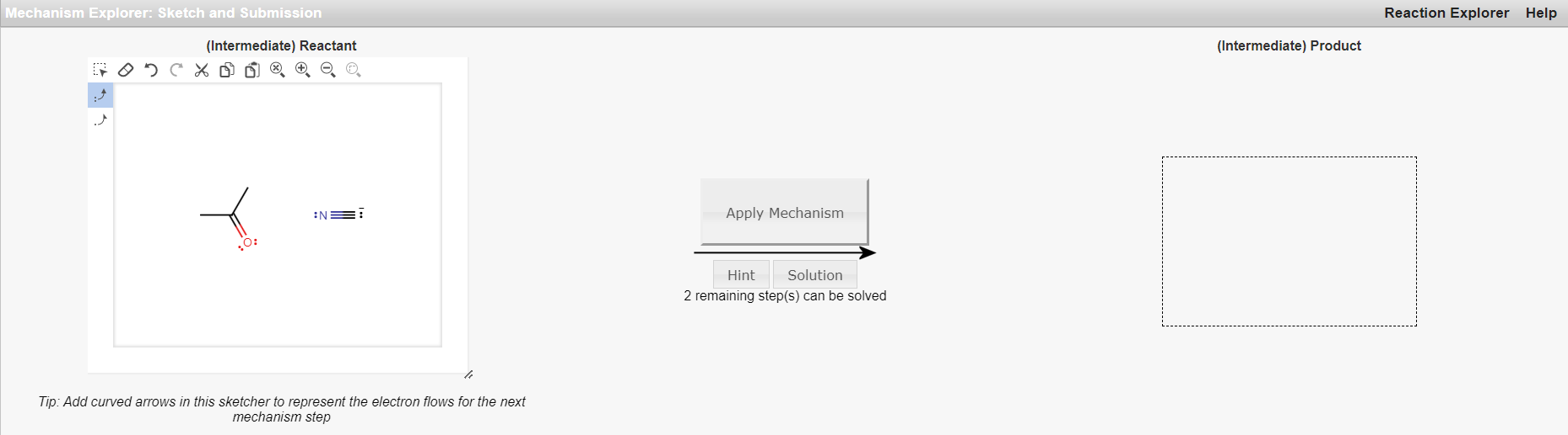 Solved (Intermediate) Product Tip: Add curved arrows in this | Chegg.com