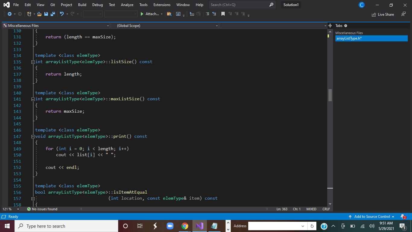 Solved This IS A C++ PROGRAM contains the definition of the | Chegg.com