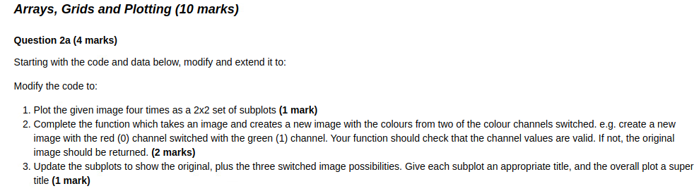 Solved import matplotlib.pyplot as plt import | Chegg.com