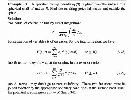 Solved Surface charge o(0) = 0o cos(20). Consider a | Chegg.com