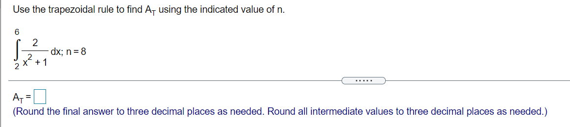 Solved Use the trapezoidal rule to find At using the | Chegg.com