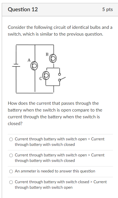Solved Question 9 5 pts Consider the circuits shown below, | Chegg.com