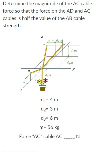 Solved Determine the magnitude of the \\( \\mathrm{AC} \\) | Chegg.com