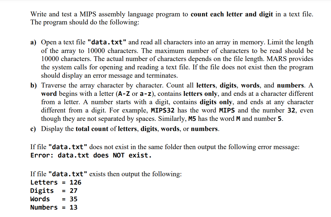 Solved Write And Test A Mips Assembly Language Program To 3856