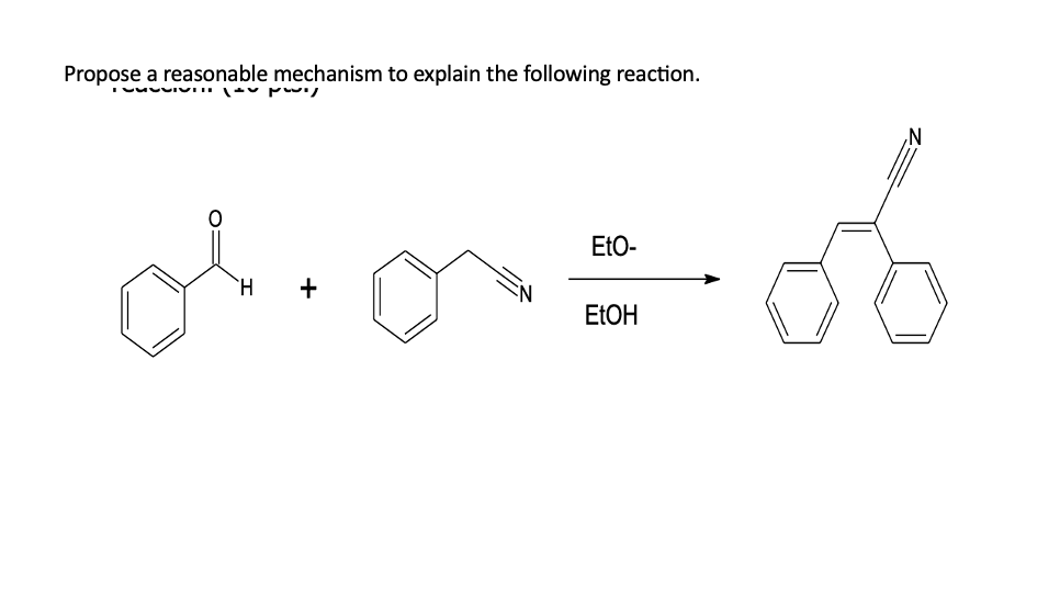 Solved Propose a reasonable mechanism to explain the | Chegg.com