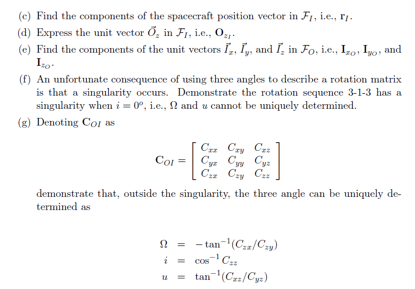 Problem 1.2. Besides the 3-2-1 rotation sequence, | Chegg.com
