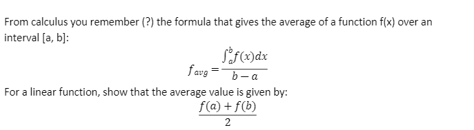 Solved From calculus you remember (?) the formula that gives | Chegg.com