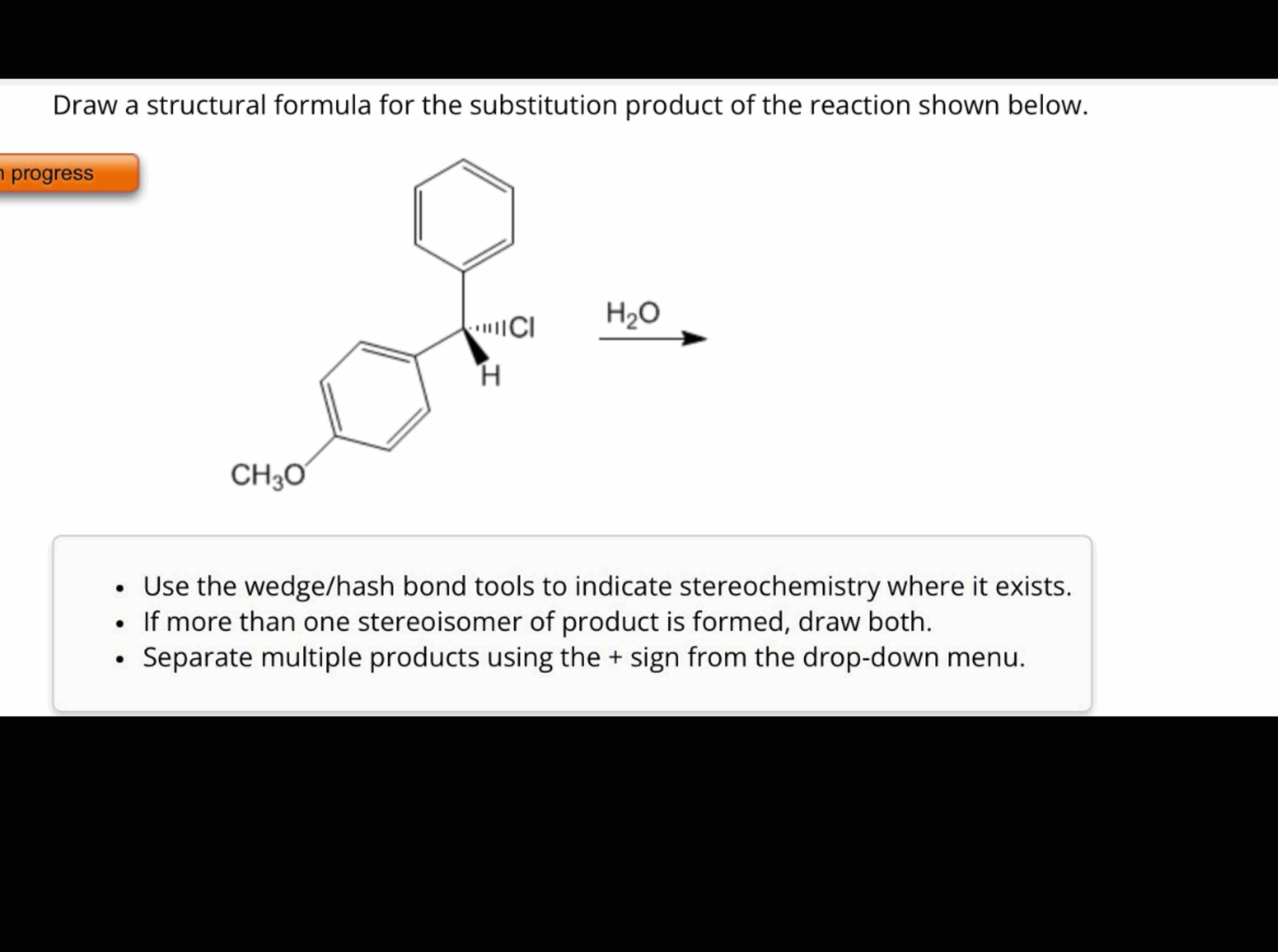 Solved Draw a structural formula for the substitution | Chegg.com