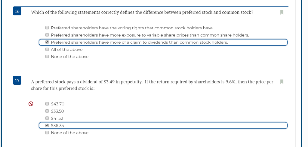 Solved 16 Which of the following statements correctly | Chegg.com
