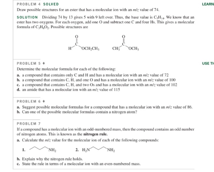 Solved Draw possible structures for an ester that has a | Chegg.com