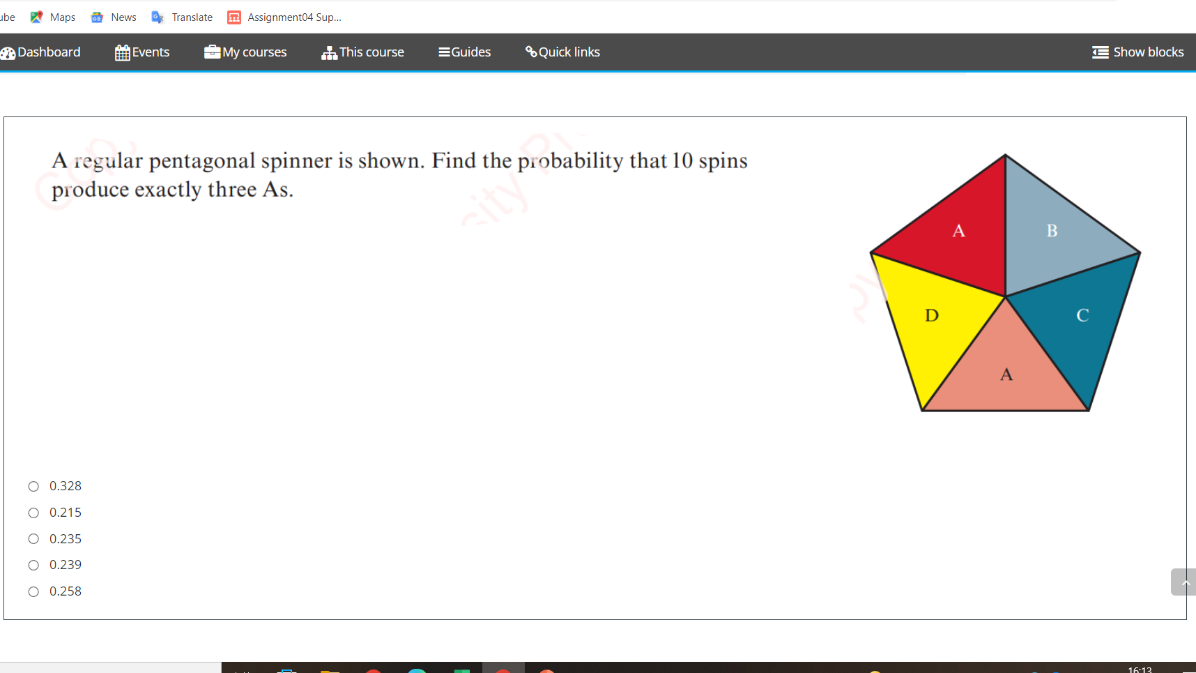 Solved ube Maps G News O O Translate Assignment04 Sup... | Chegg.com