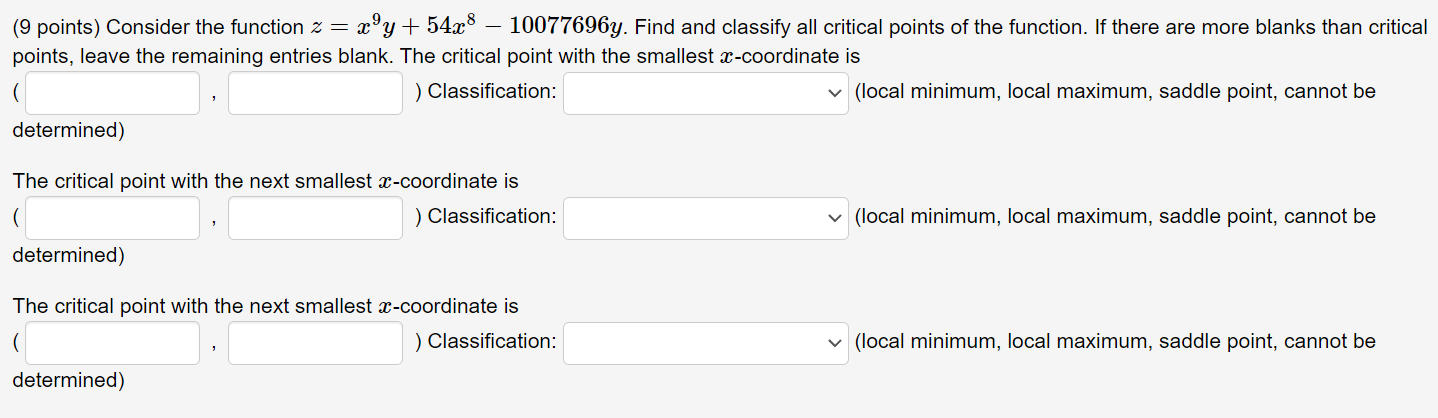Solved (9 points) Consider the function | Chegg.com Solved (9 points) Consider the function | Chegg.com