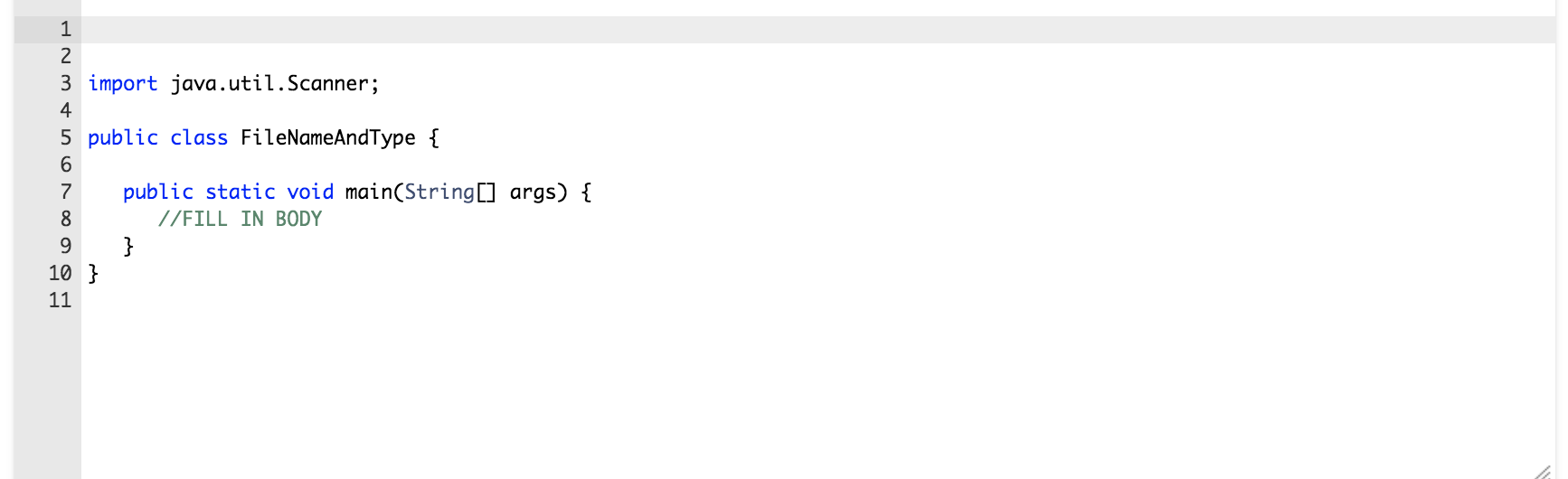 Solved This program determines the name and type of a file | Chegg.com