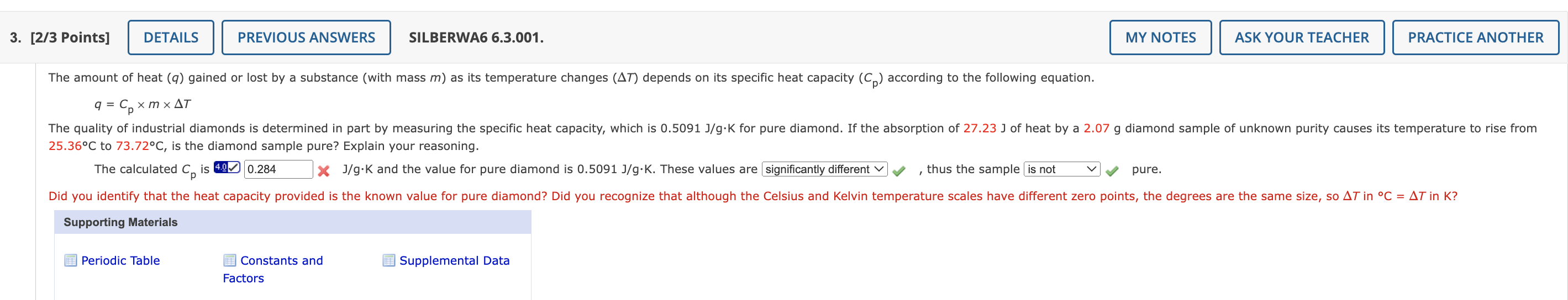 Solved Please help me correct my answers for these 2 | Chegg.com