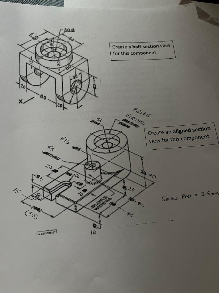 Solved complete each example on 5mm graph paper. use proper | Chegg.com