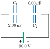 Solved Consider the system of capacitors shown in the figure | Chegg.com