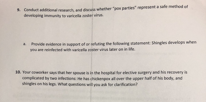 Solved Conduct additional research, and discuss whether "pox | Chegg.com