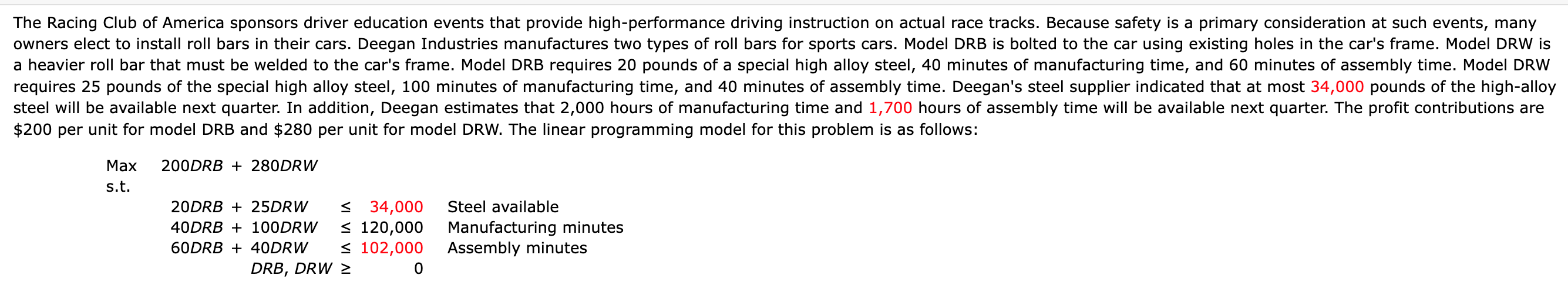 The Racing Club of America sponsors driver education | Chegg.com