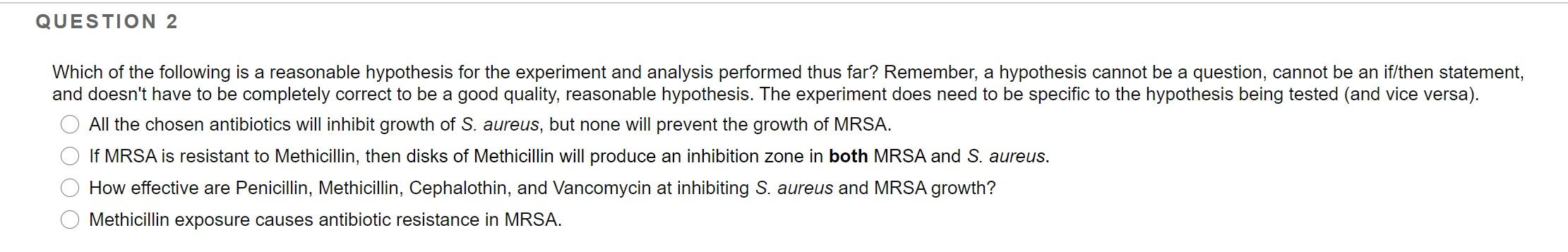 Solved S. aureus MRSA Plate 1. PE VA PE VA ME СЕ. ME CE S. | Chegg.com