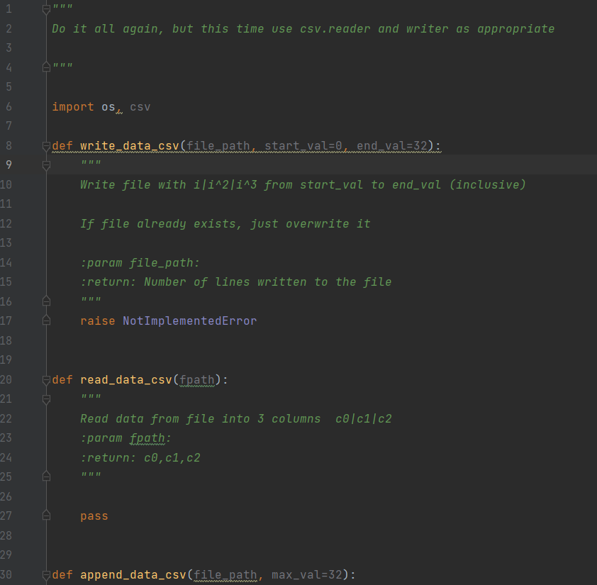 Solved 1 2 Do it all again, but this time use csv.reader and | Chegg.com