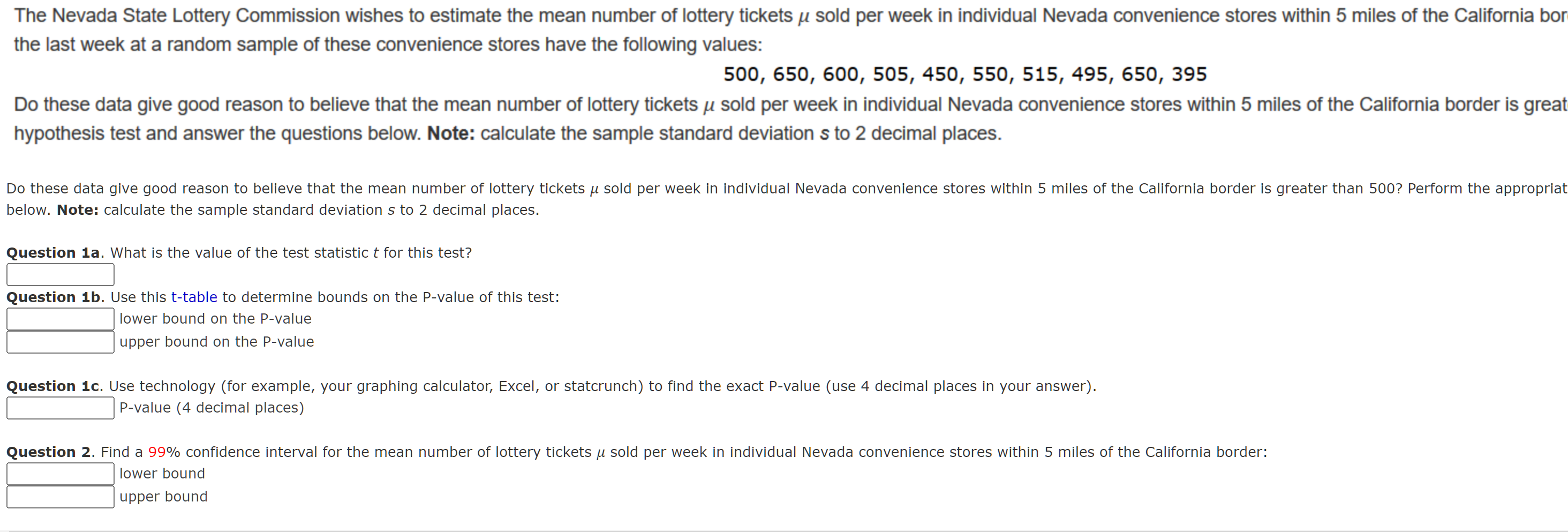 Solved The Nevada State Lottery Commission wishes to | Chegg.com