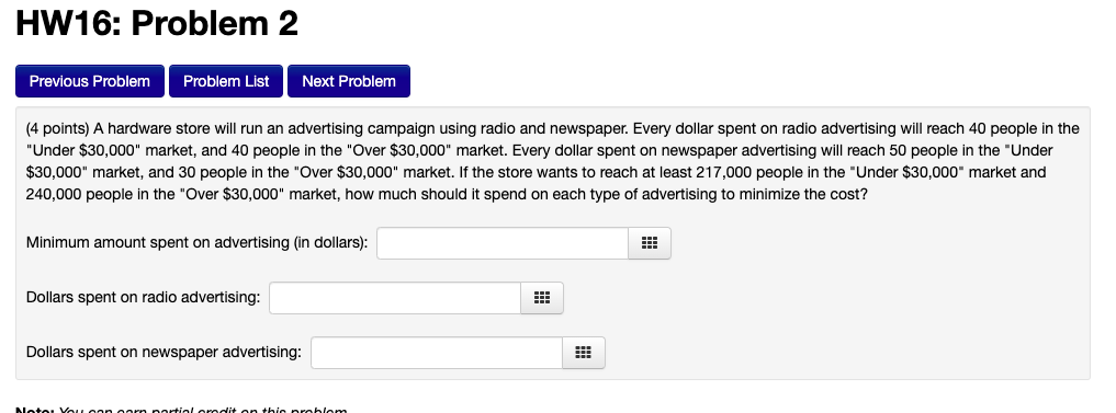 Solved HW16: Problem 2 Previous Problem Problem List Next | Chegg.com